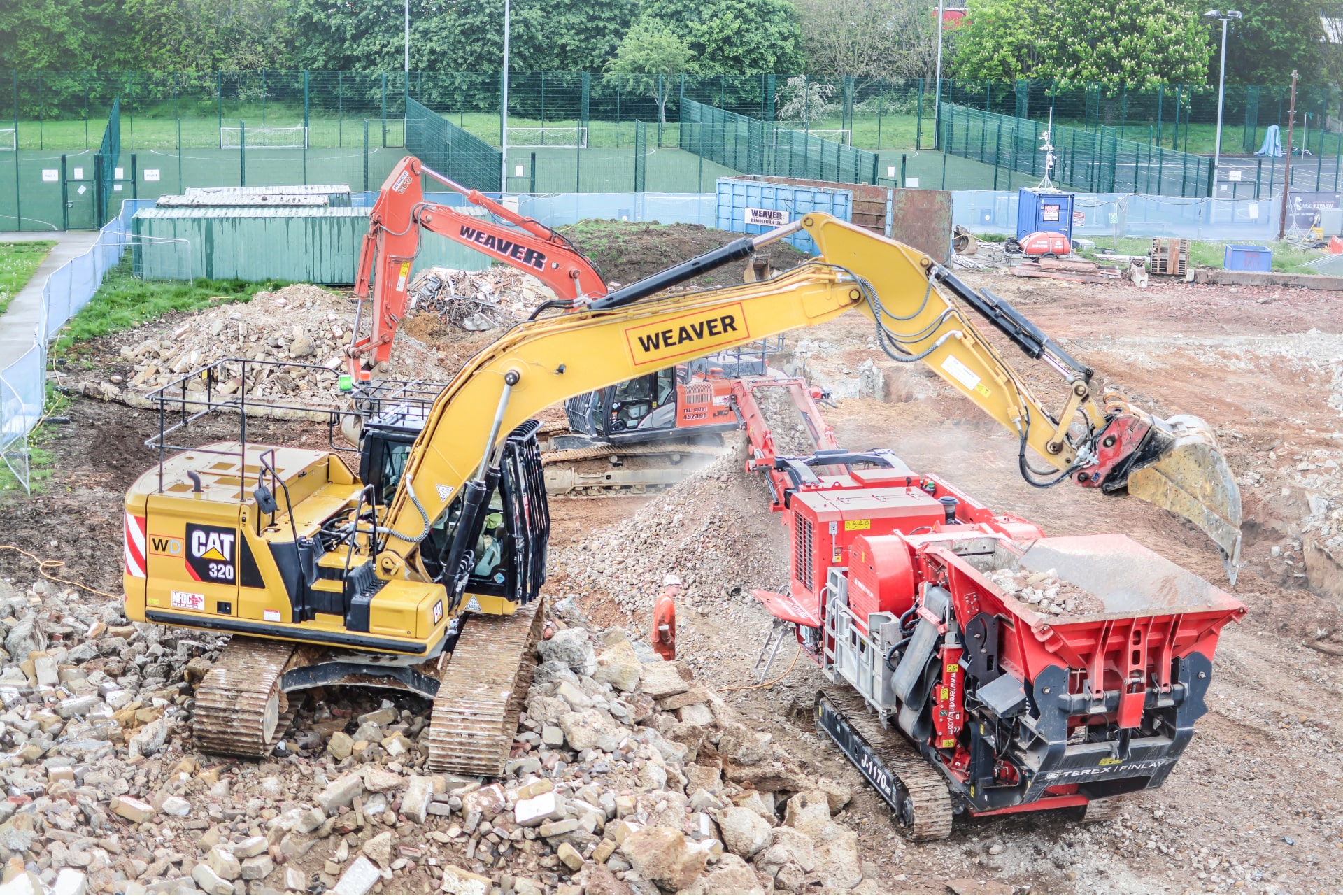 Crushing and Screening Aggregates | Weaver Demolition